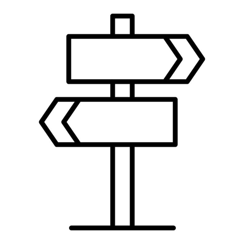 60 SIGNPOST SVG BUNDLE Wooden Arrow Cricut Road Sign Cut Files Road ...