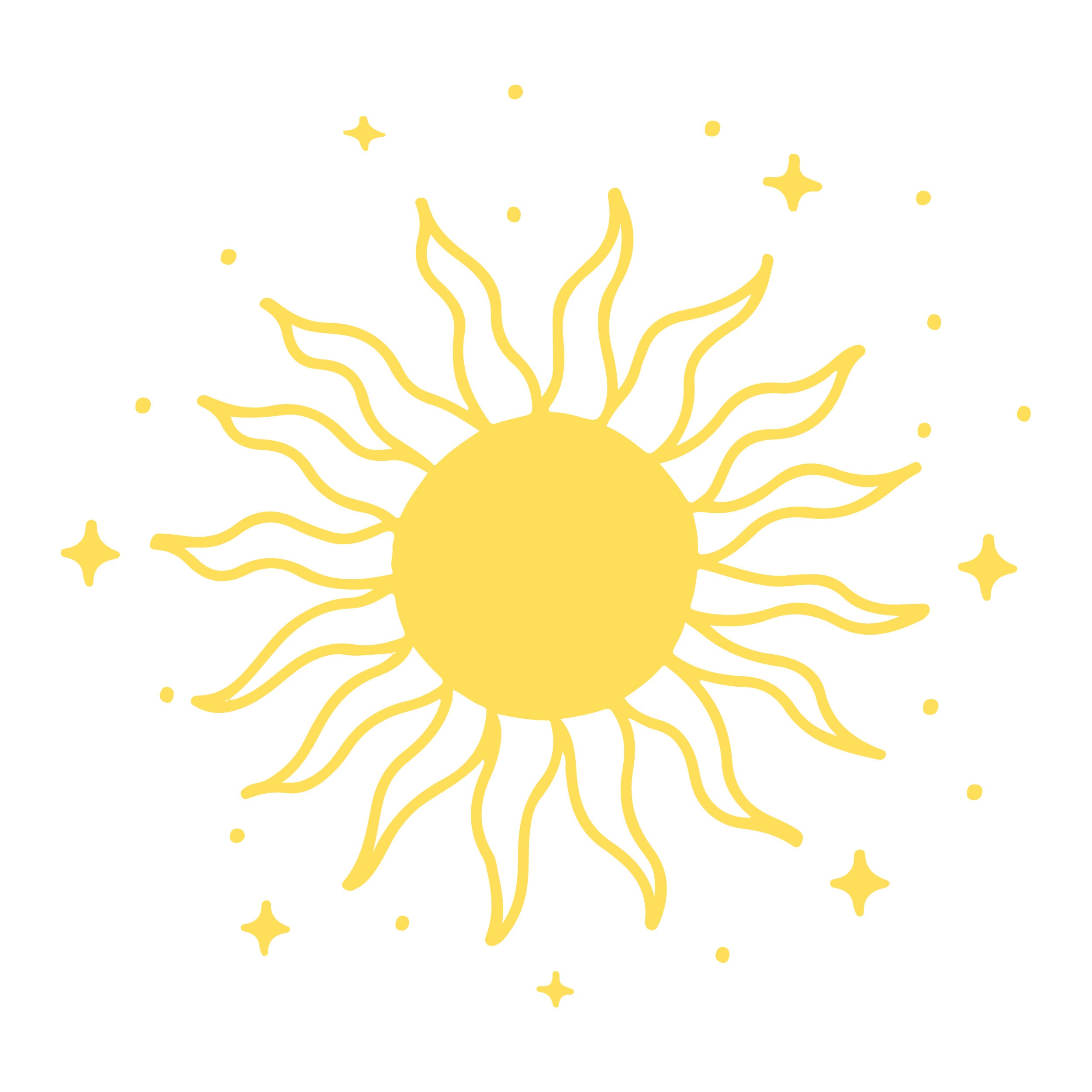 101 SUN SVG Bundle Sunshine SVG Files Summer Clipart Boho Sun Cut Files ...