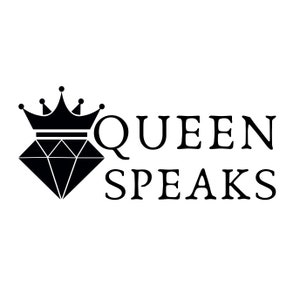 QUEEN SPEAKS SVG Queen Crown Png Transparent Background for T-shirt Mug ...