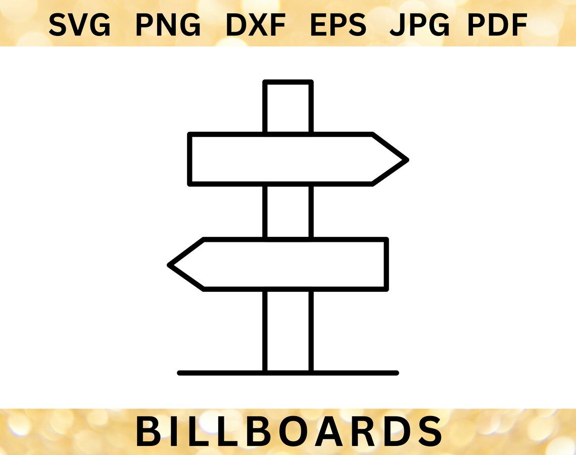 SIGNPOST SVG Wooden Arrow CRICUT Road Sign Cut Files Road Trip - Etsy