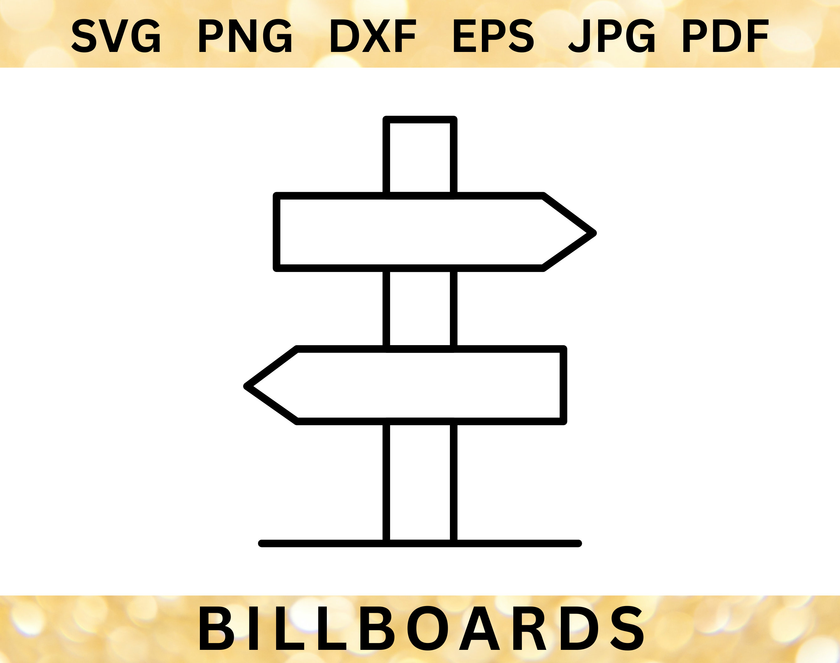 SIGNPOST SVG Wooden Arrow CRICUT Road Sign Cut Files Road Trip - Etsy