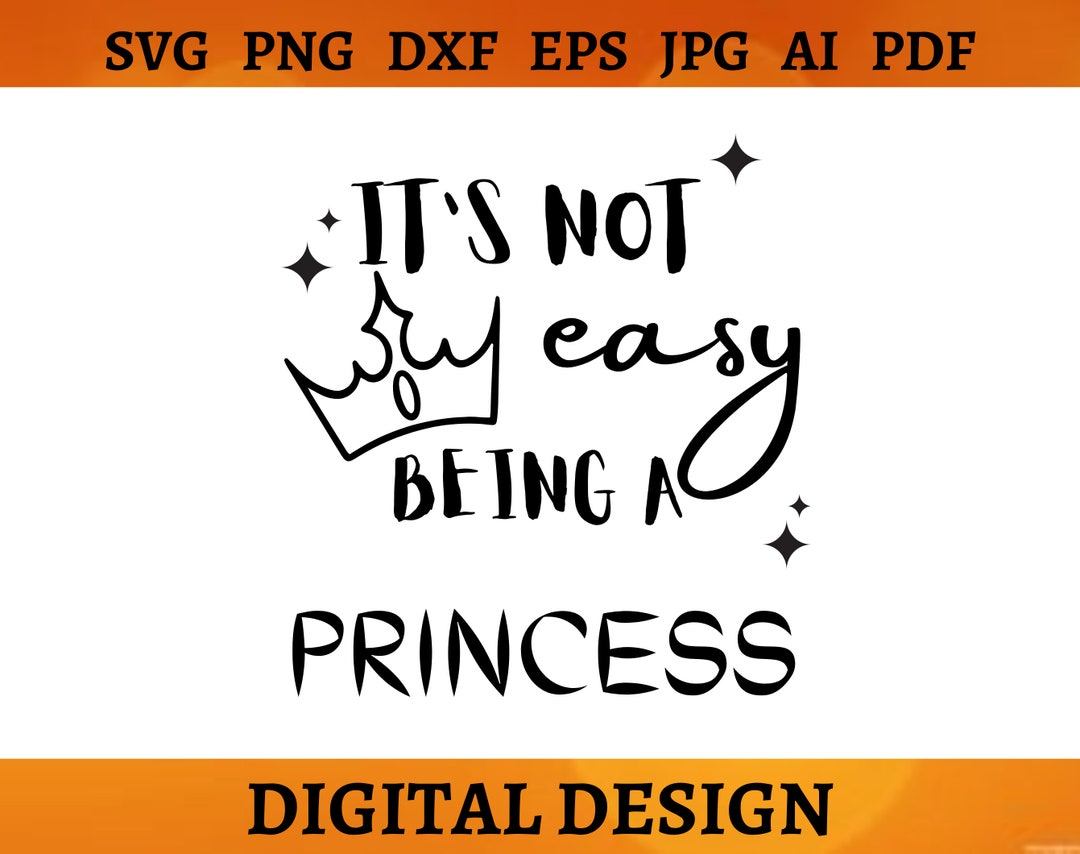 Princess Tiara SVG Royal Crown Quote SVG Vector Princess Quote Cricut ...