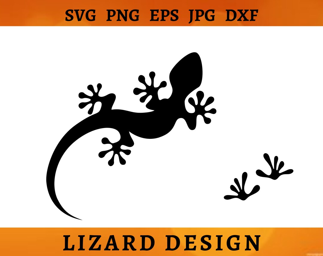 LIZARD SVG Gecko CRICUT Reptile Png for Shirts Salamander Cut Files ...