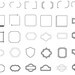 110 TEXT BOX Svg Label CRICUT Tag Clipart Shapes Svg Frames Png Label ...