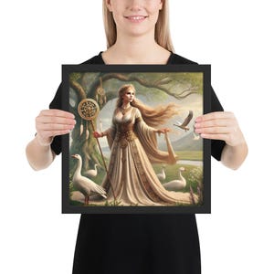 Frigg - the Allmother’s Grace - Framed Poster - Etsy