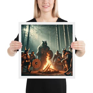 Ritual of the Berserkers: A Glimpse Into Norse Fury - Etsy