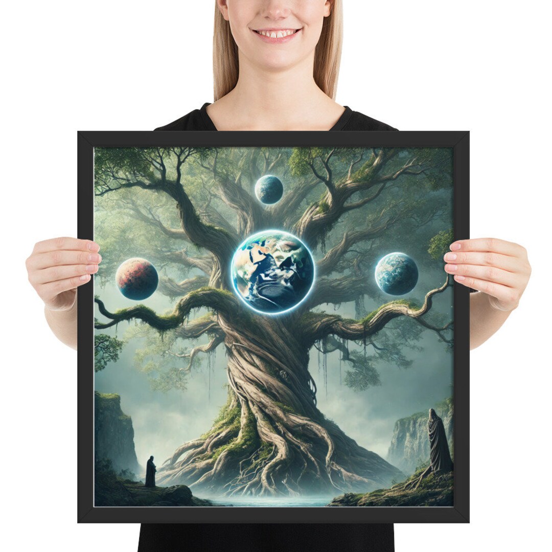 Yggdrasil: the Eternal Tree of the Nine Worlds - Etsy