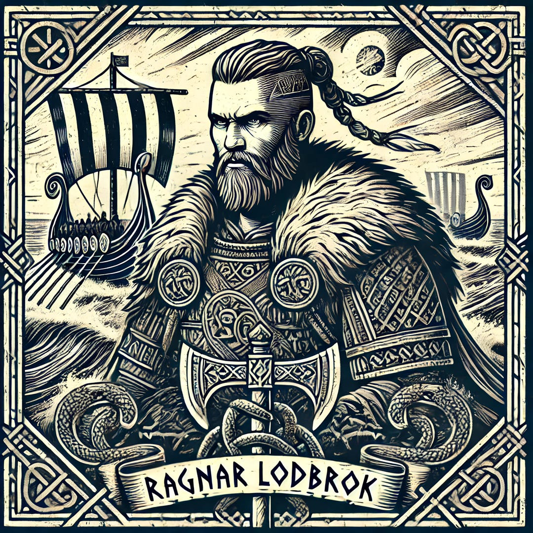 Ragnar Lodbrok – Viking Legend Framed Poster | Norse Warrior Wall Art ...