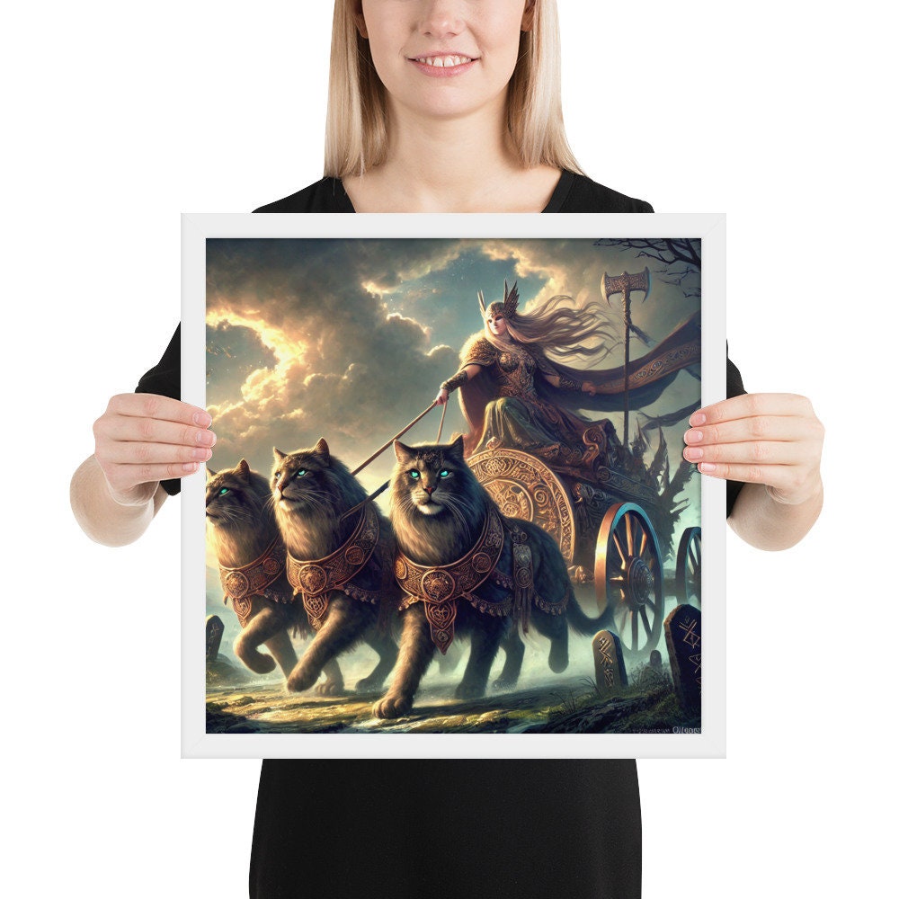 Freya’s Chariot - Goddess of Love and War With Her Mystical Cats ...