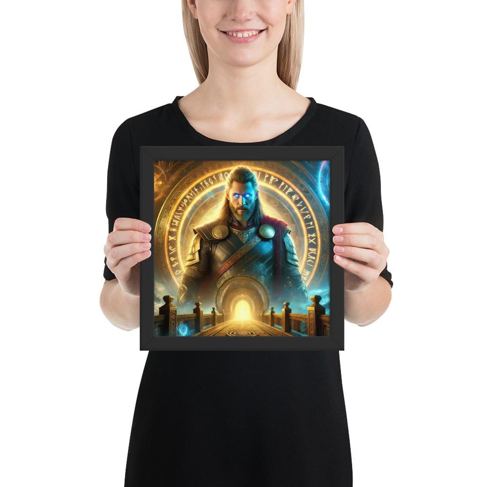 Heimdall’s Vigil - Guardian of the Bifröst - Norse God Poster - Etsy