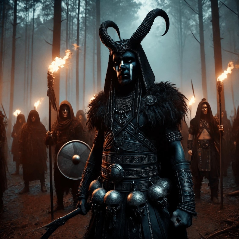 The Dark Harii - Germanic Shadow Warriors Await - Framed Poster - Etsy