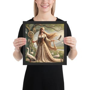 Frigg - the Allmother’s Grace - Framed Poster - Etsy
