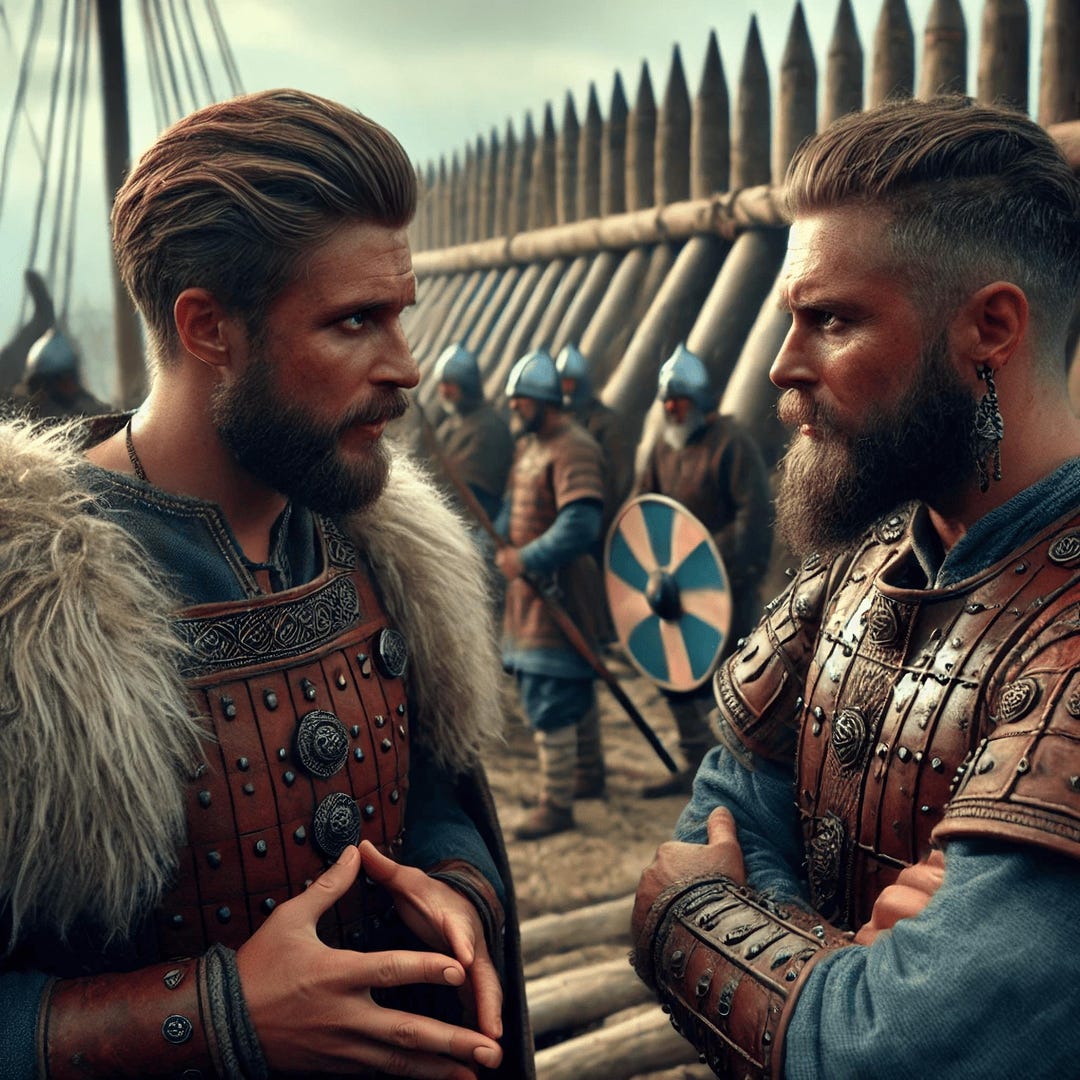 Viking Leaders - Council Before the Voyage - Framed Poster - Etsy