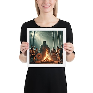 Ritual of the Berserkers: A Glimpse Into Norse Fury - Etsy