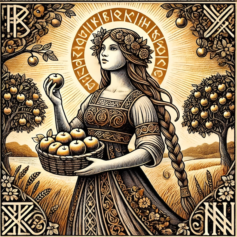 Idun – Guardian of the Golden Apples, Keeper of Youth - Etsy