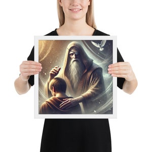 Odin’s Blessing - the Fallen Warrior’s Arrival in Valhalla - Framed ...