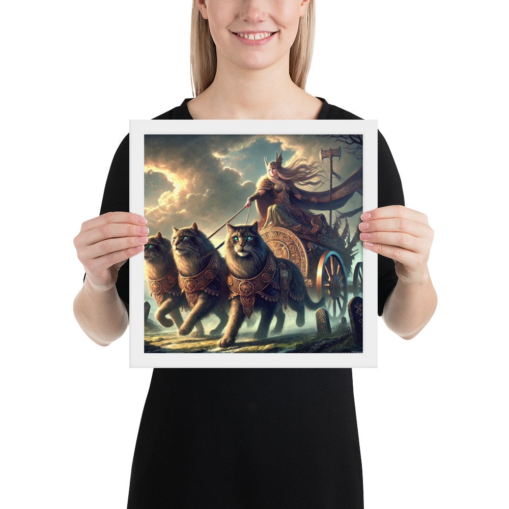 Freya’s Chariot - Goddess of Love and War With Her Mystical Cats ...