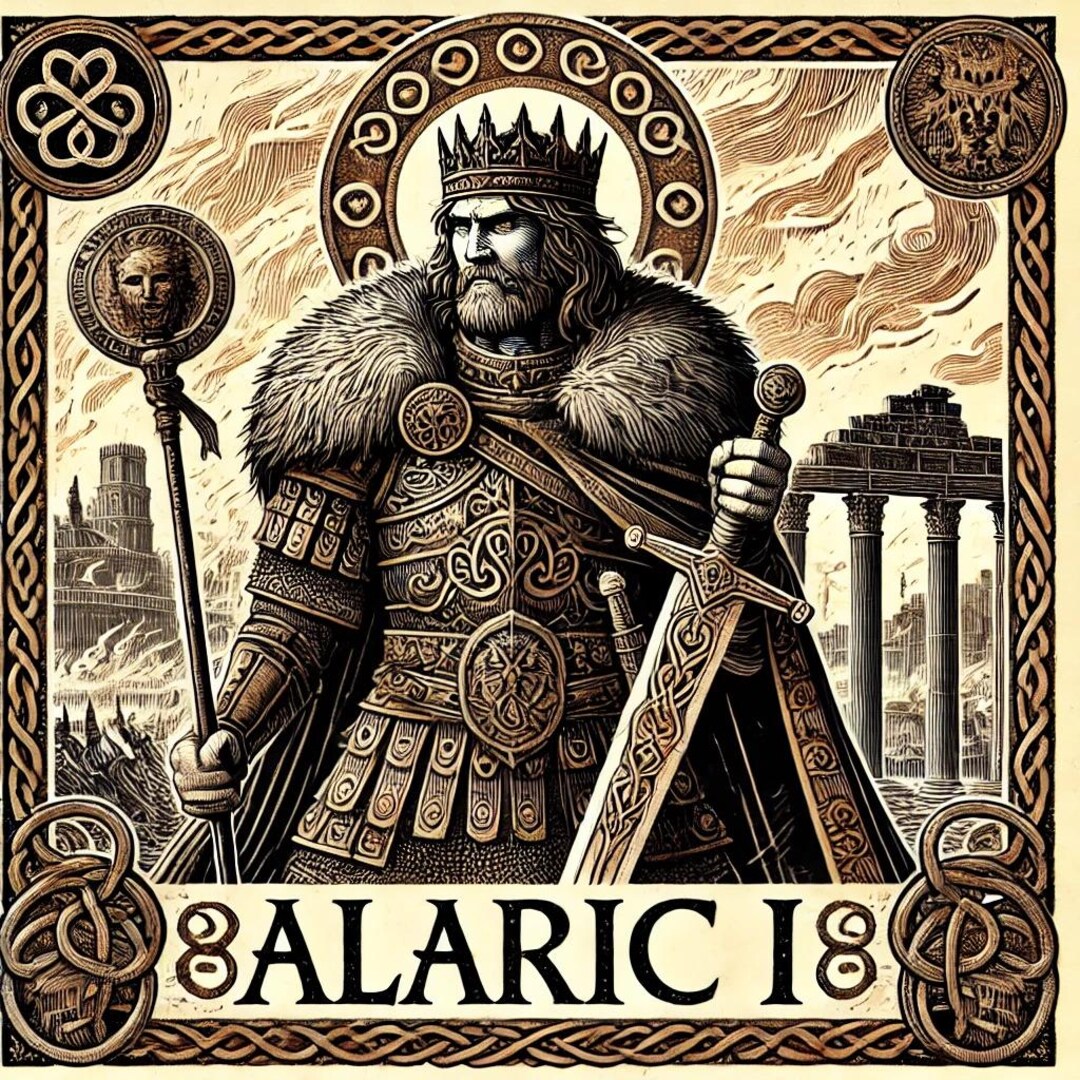 Alaric i • Conquer the Eternal City Framed Wall Art - Etsy