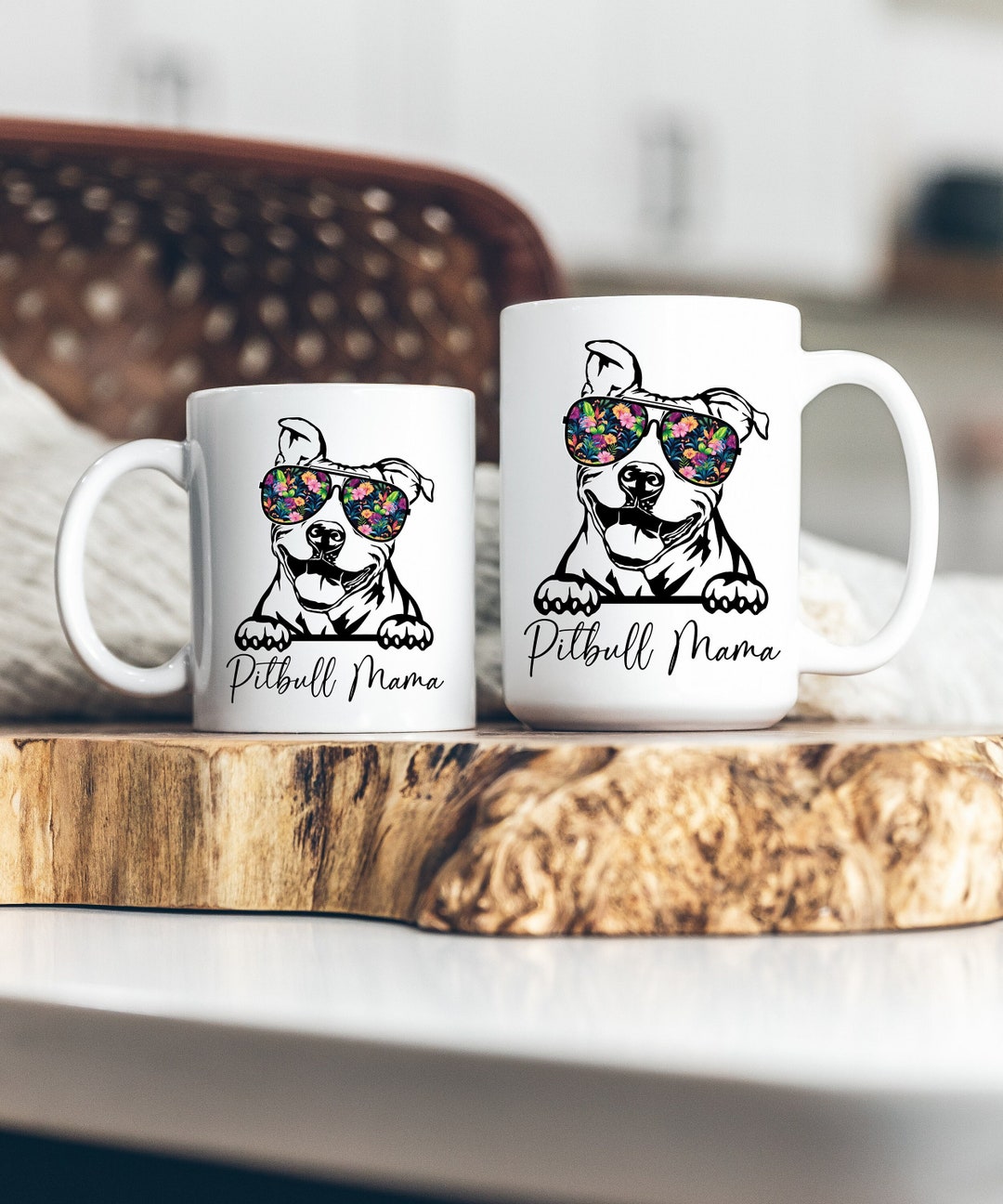 Pitbull Mama Coffee Mug, Pit Bull Mama Mug, Pittie Owner Gift, Pitbull ...
