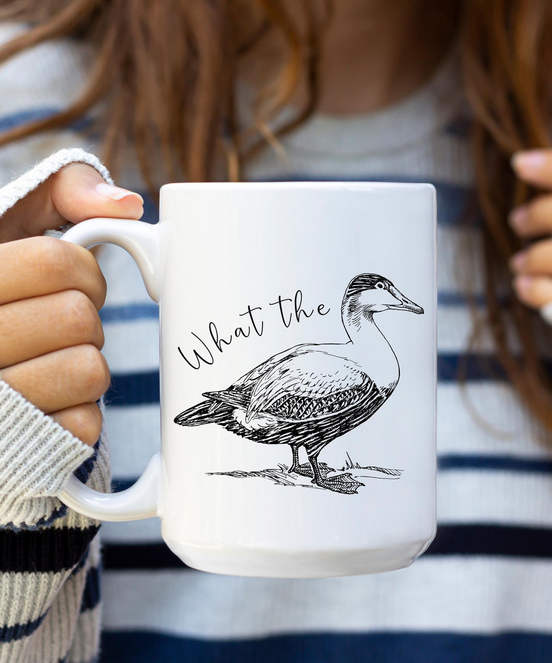 What the Duck Coffee Mug, Cute Duck Mug, Funny Duck Gift, Duck Mug ...