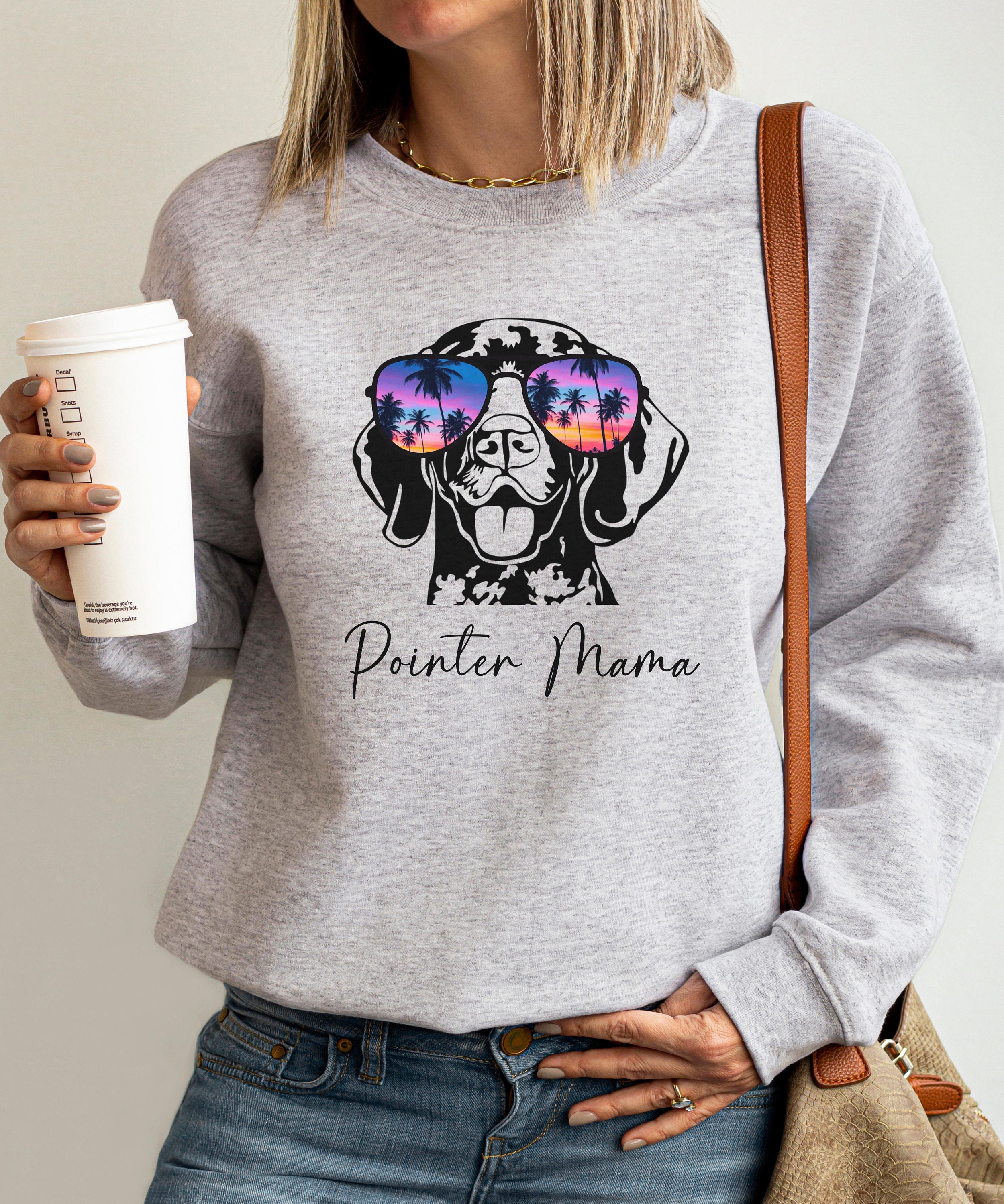 German Shorthaired Pointer Mama Sweatshirt, Womens Shorthaired Pointer ...