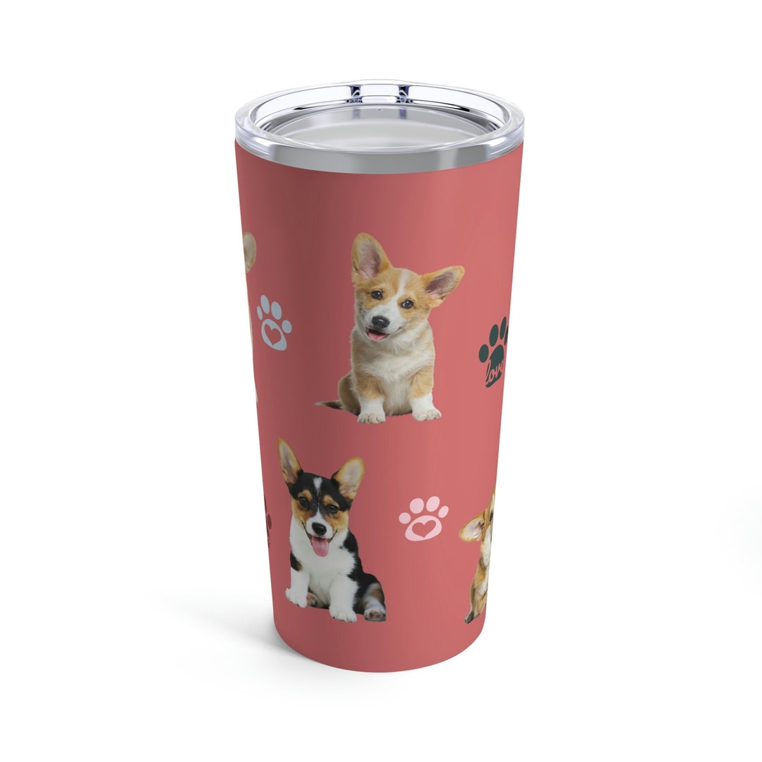 Corgi Coffee Tumbler, Gift for Dog Lovers, Dog Mom Gift, Corgi Lover ...
