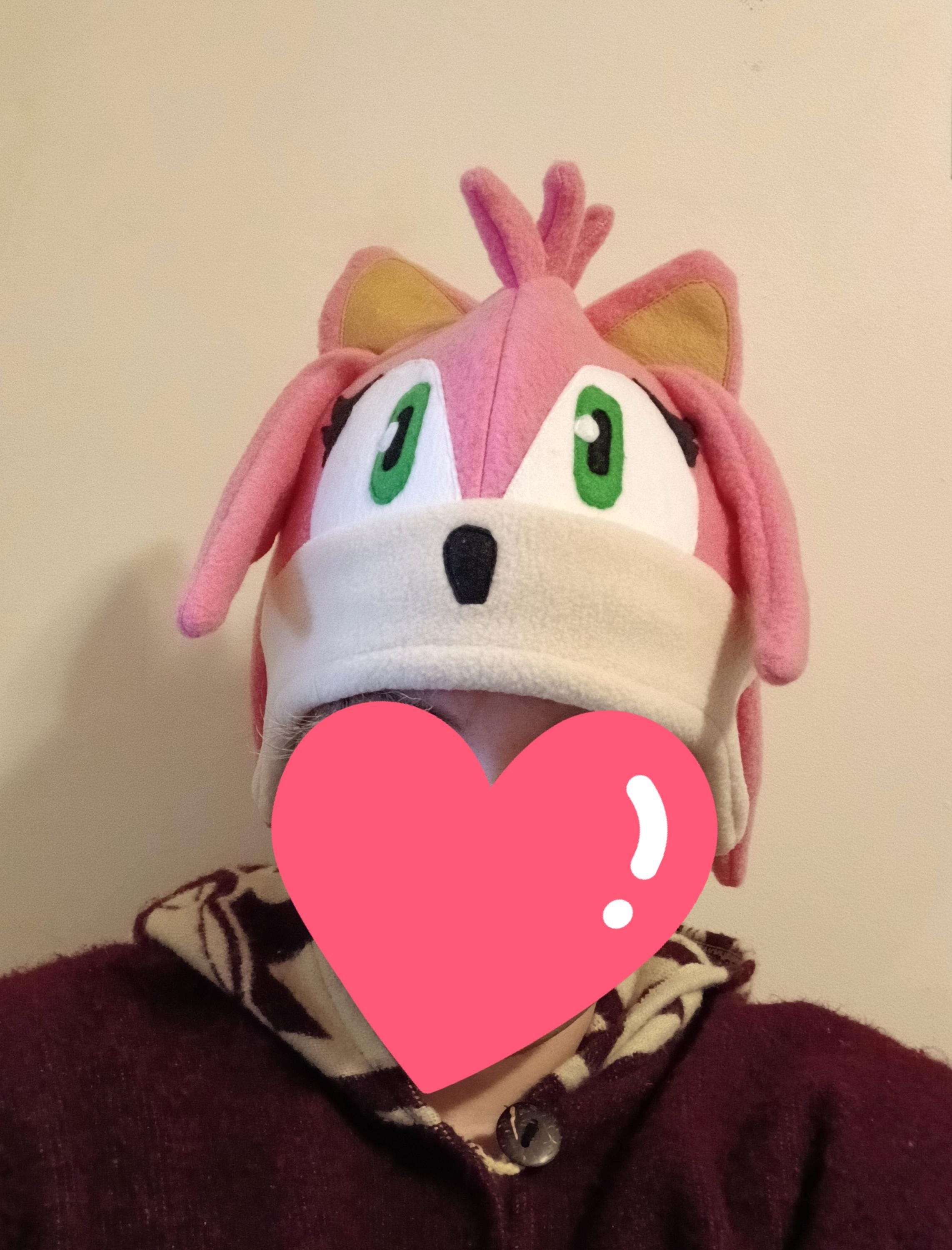 Amy Rose Fleece Character Hat - Etsy