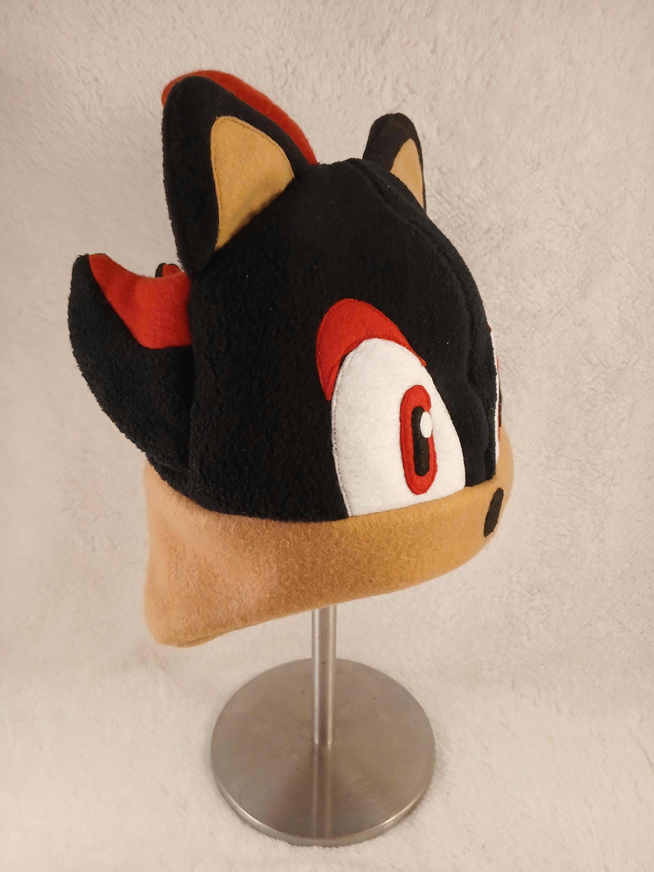 Shadow the Hedgehog Fleece Character Hat - Etsy