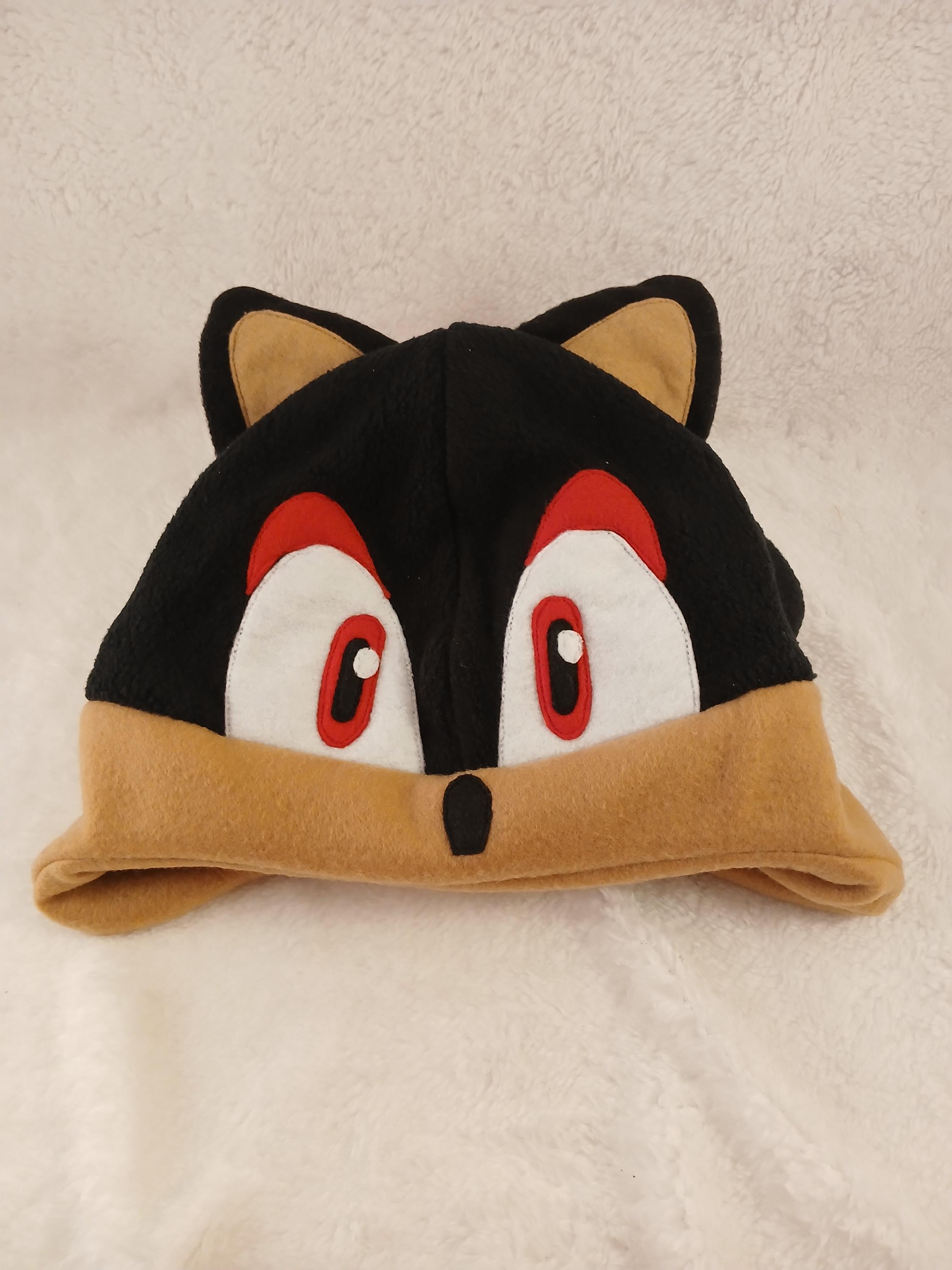 Shadow the Hedgehog Fleece Character Hat - Etsy