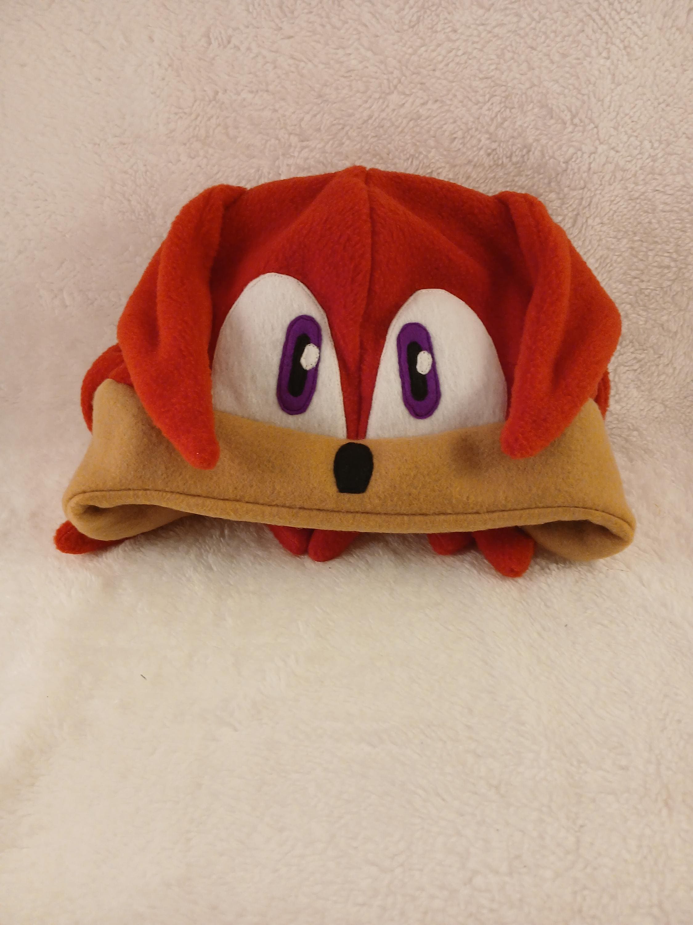 Knuckles the Echidna Fleece Character Hat - Etsy