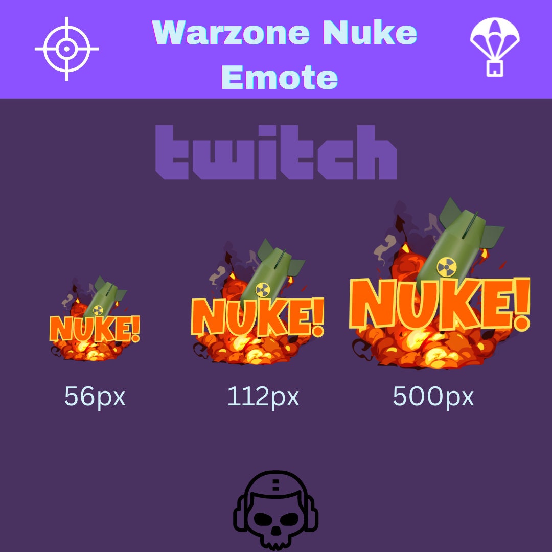 Animated Warzone Nuke Emote - Instant PNG Downloads - Etsy