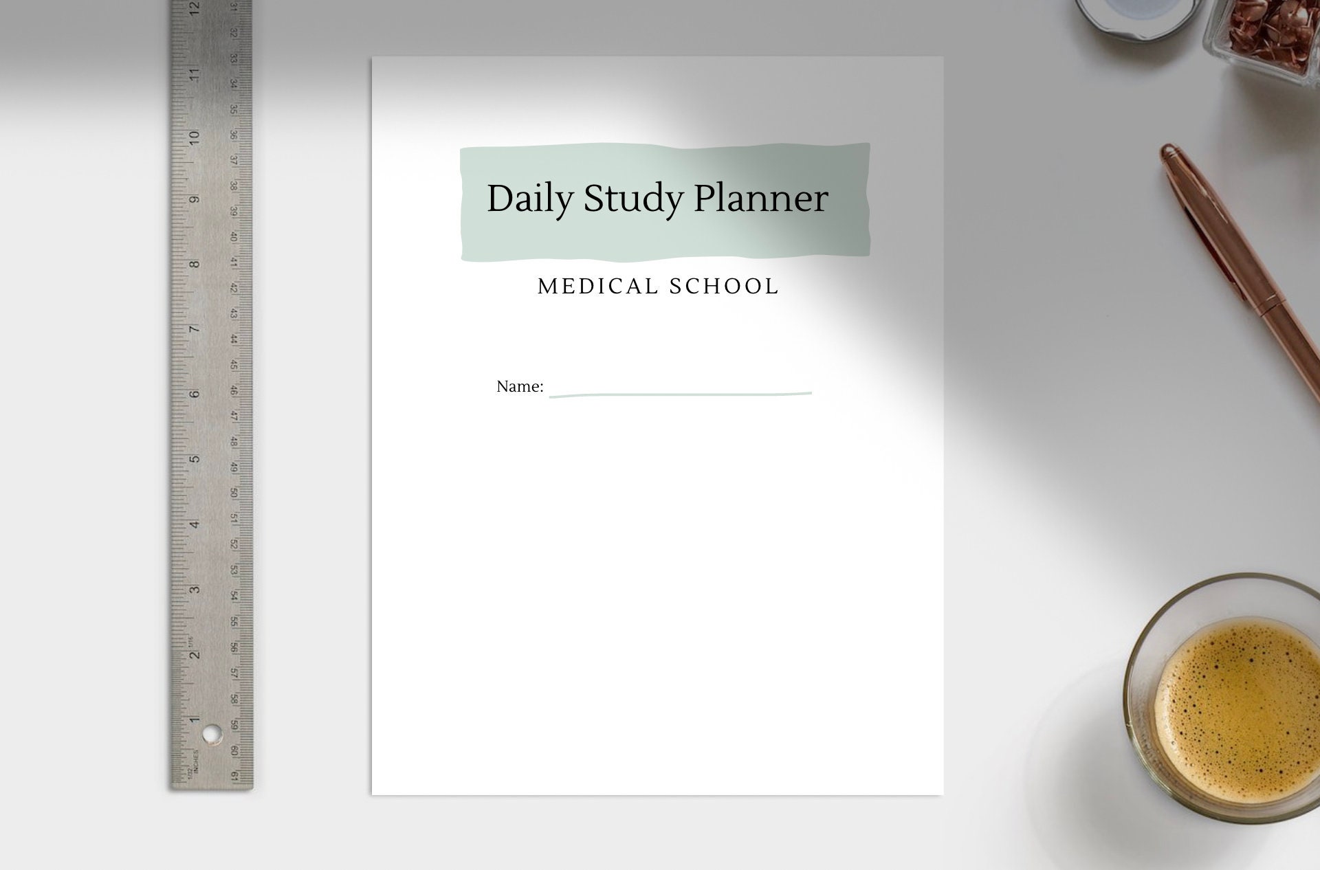 Medical School Daily Planner - Etsy
