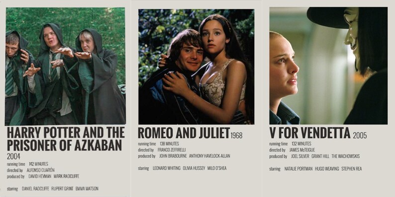 30 PSC Movie Posters Aesthetic Photo Collage Kit Wall Art & Room Decor ...