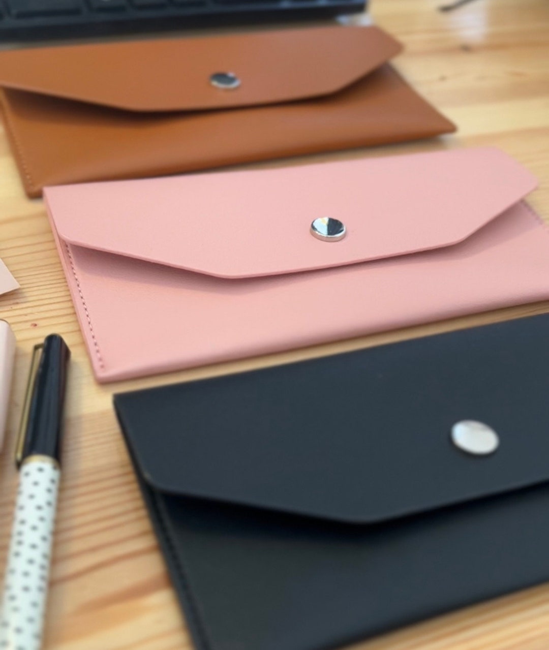 Cash Envelope - Leather - Etsy