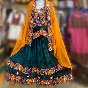 Traditional Afghani Handmade Kuchi Dress, Afghan Handcrafted ...