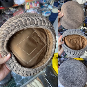 2 Pieces 100 % Handmade Unique Chunky Wool Pakul Swati Pakol Hat ...