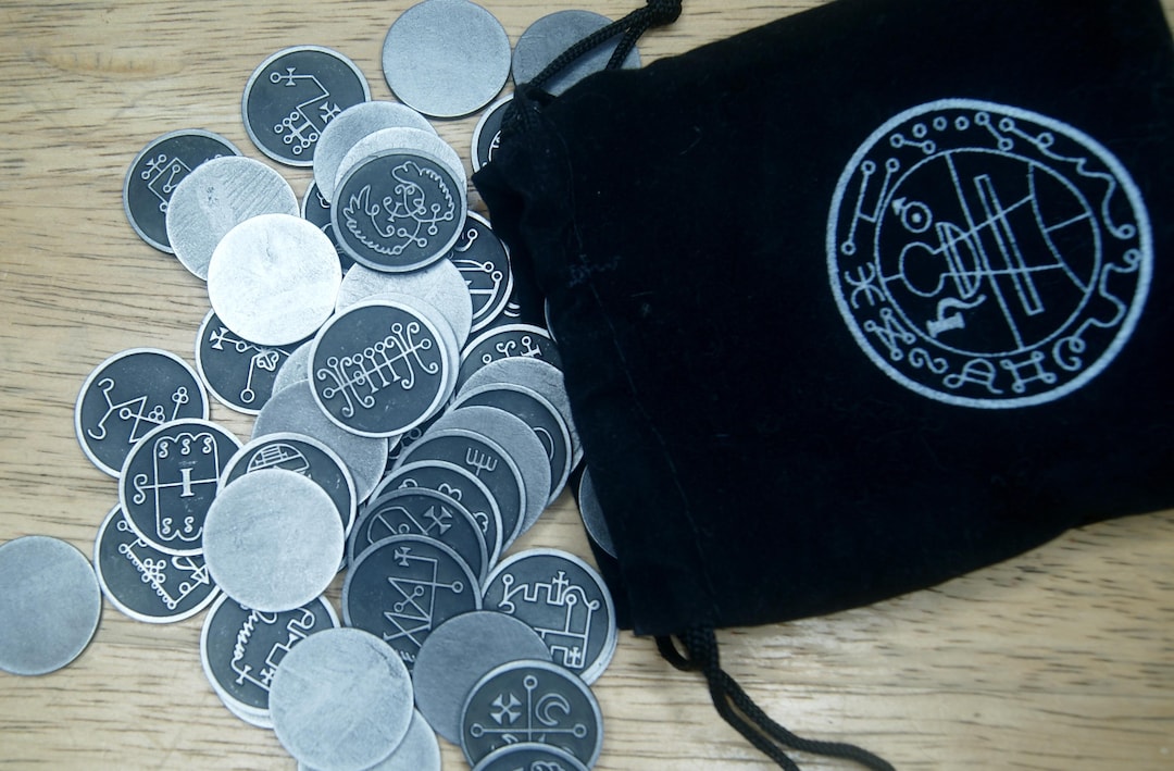 King Solomon's 72 Demon Seals Coin Set - Ars Goetia Sigils - Metal Coin ...