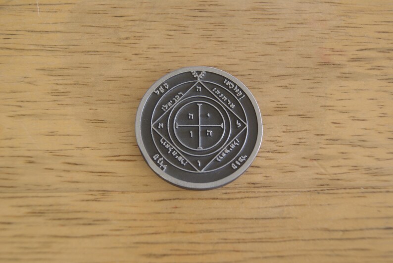 7 Pentacles of Saturn 1.25 Inch Coins King Solomons Holy Pentacles ...
