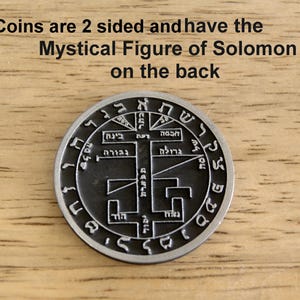 King Solomon's Pentacles: 44 Occult Talisman Coins With Guide , Large 1 ...