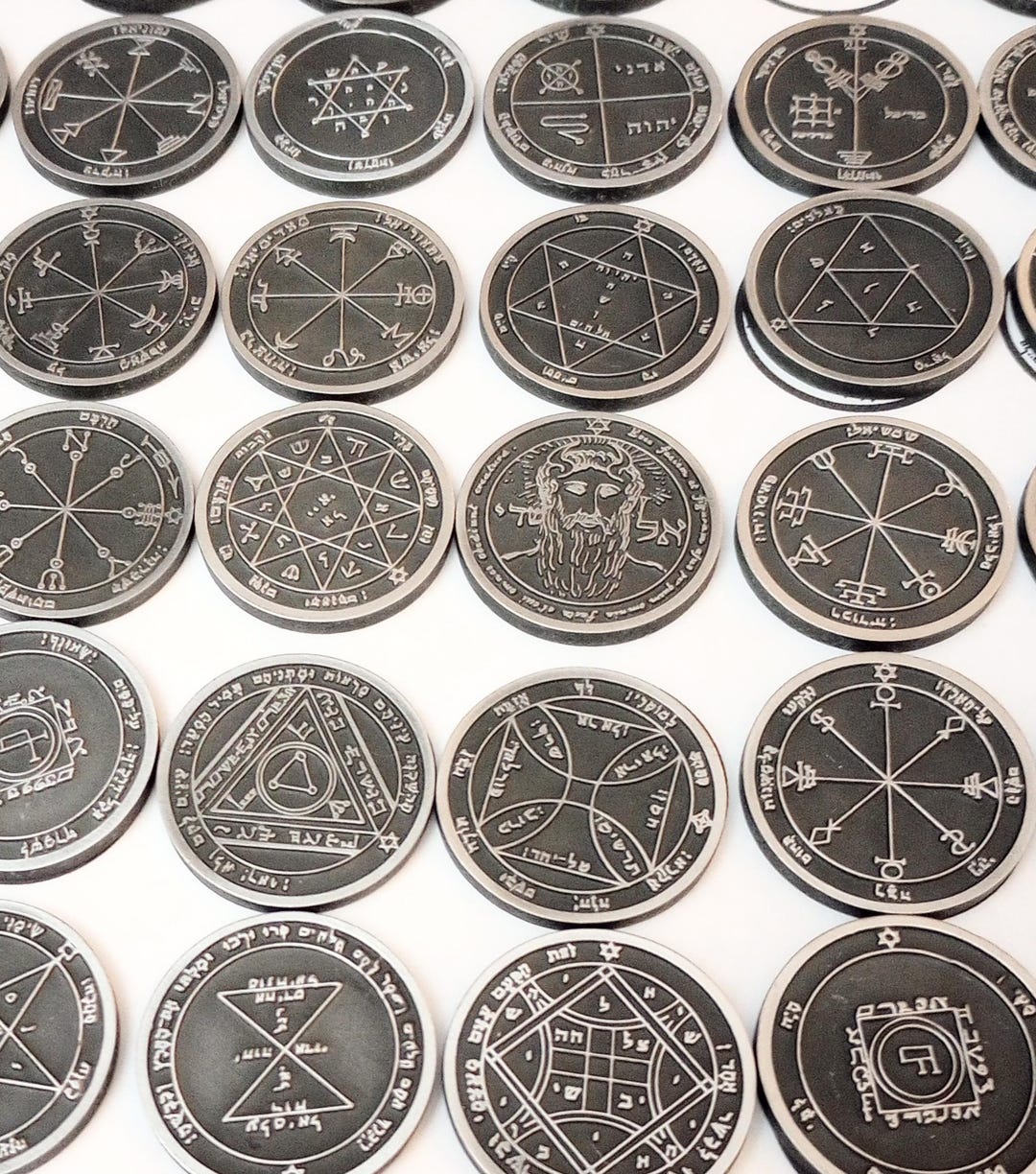 King Solomons Holy Pentacles Seals of Solomon One of 44 Planetary Seals ...