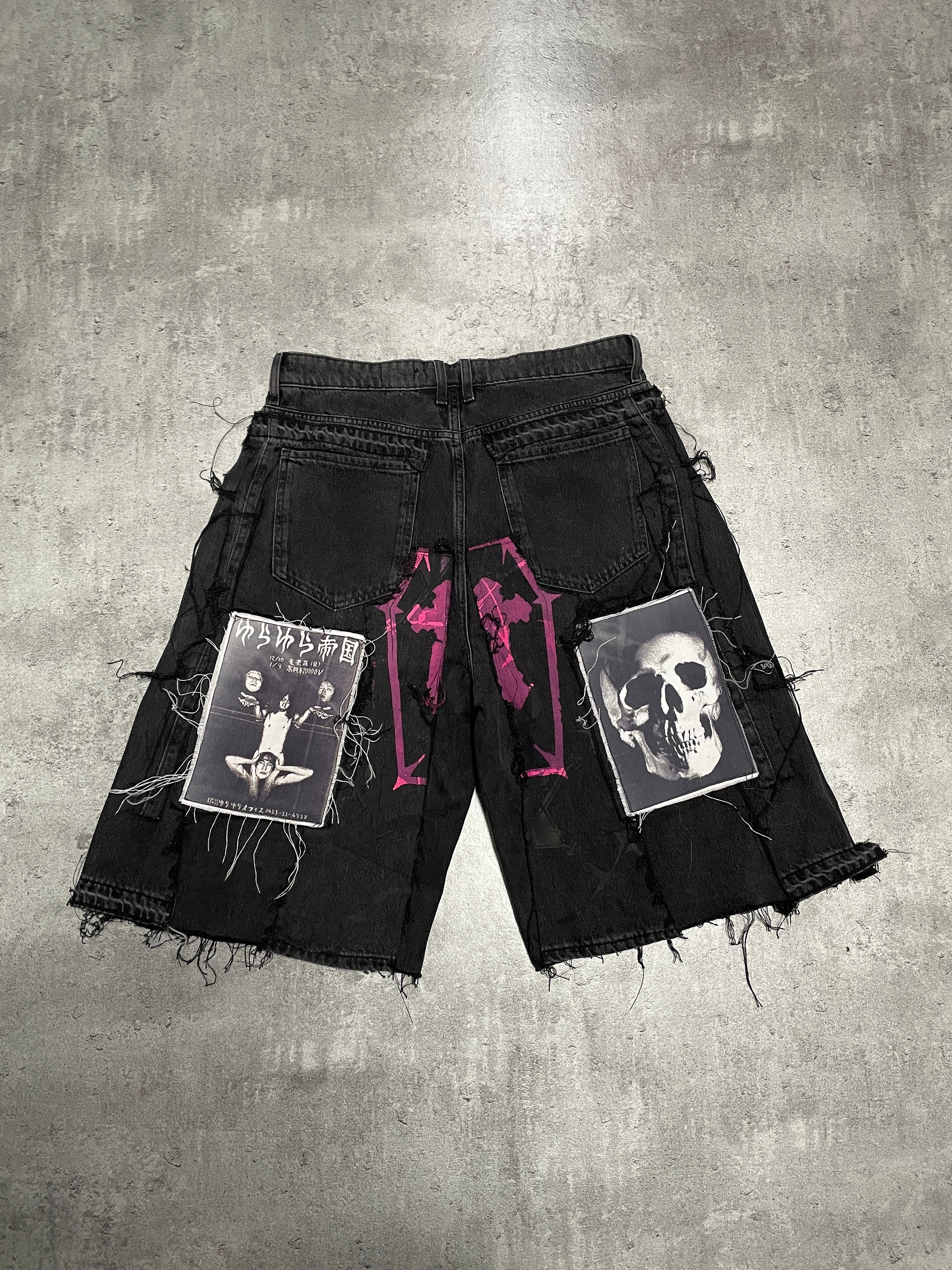 FLARED Jorts w32 - Etsy