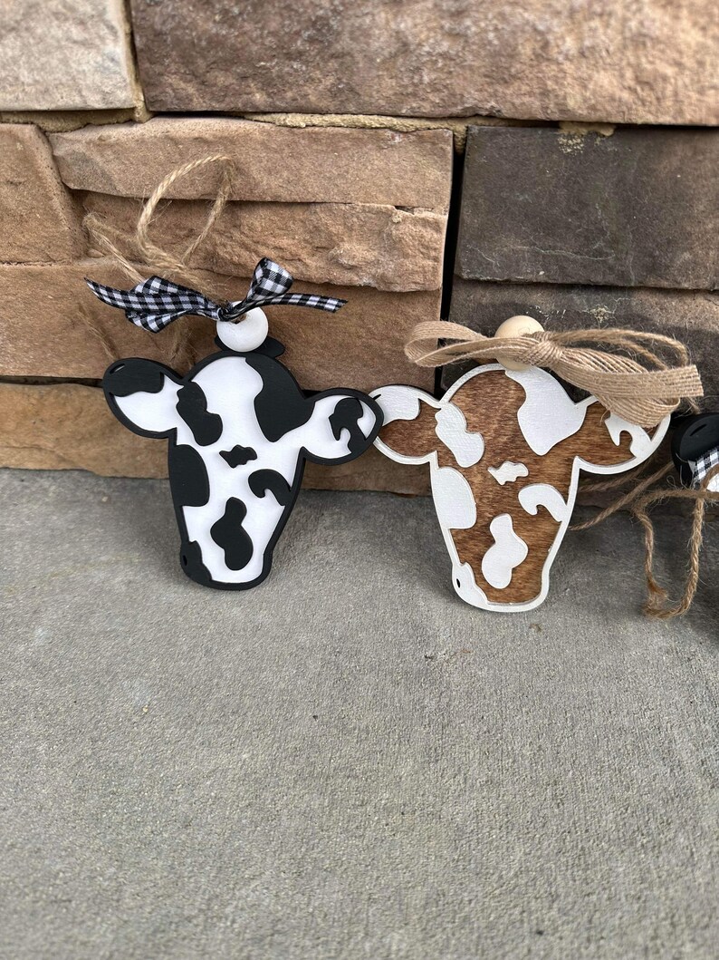 Cow Car Charms - Etsy