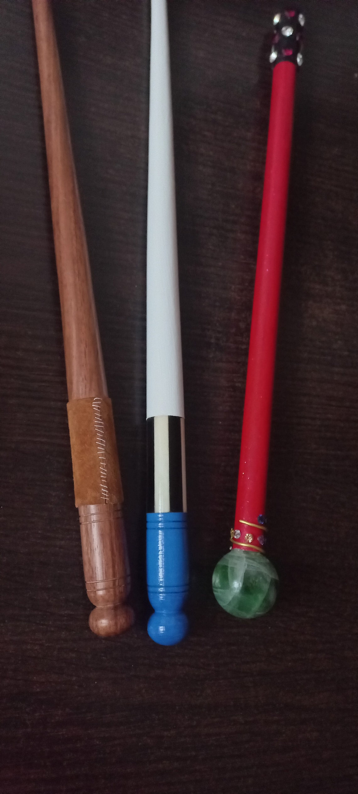 Max Russo Wand white and Blue - Etsy