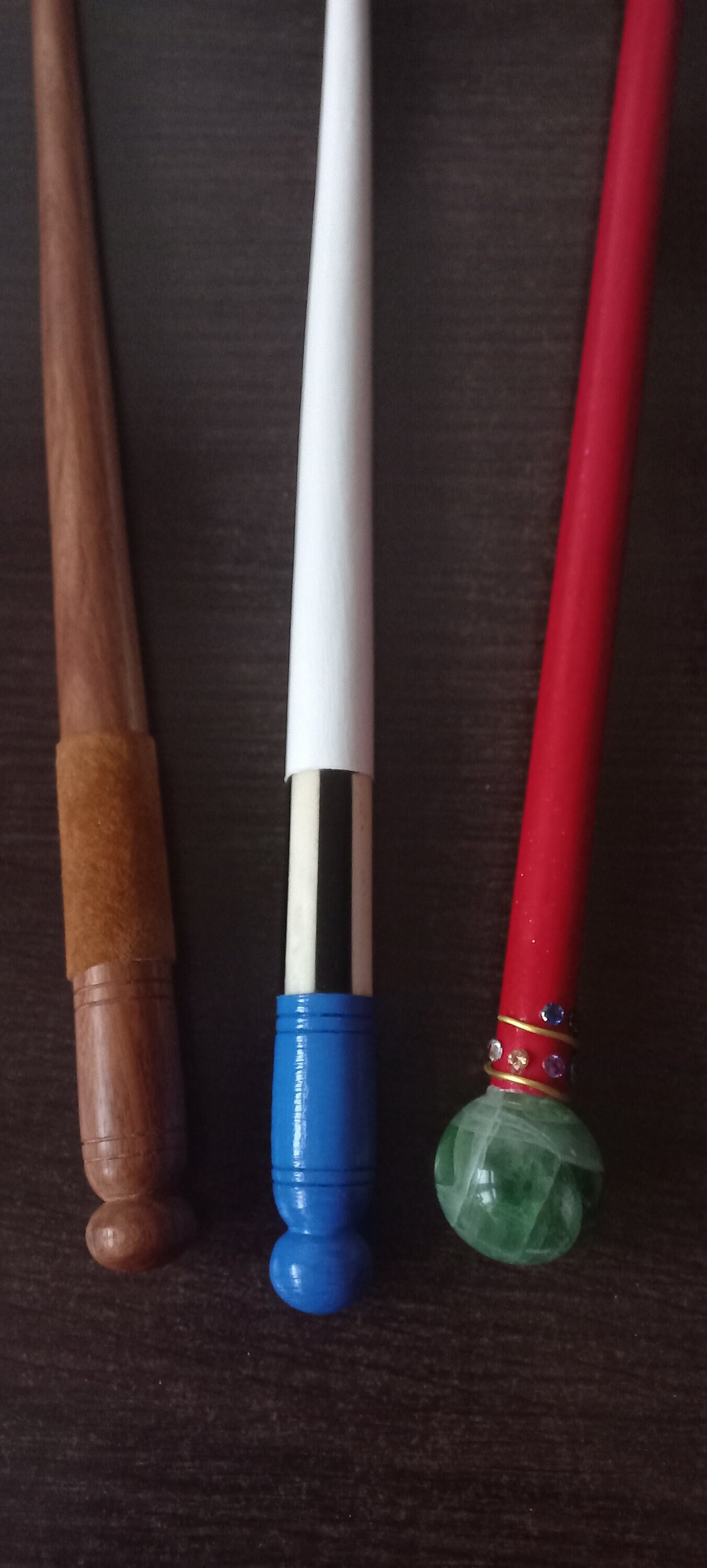 Max Russo Wand white and Blue - Etsy