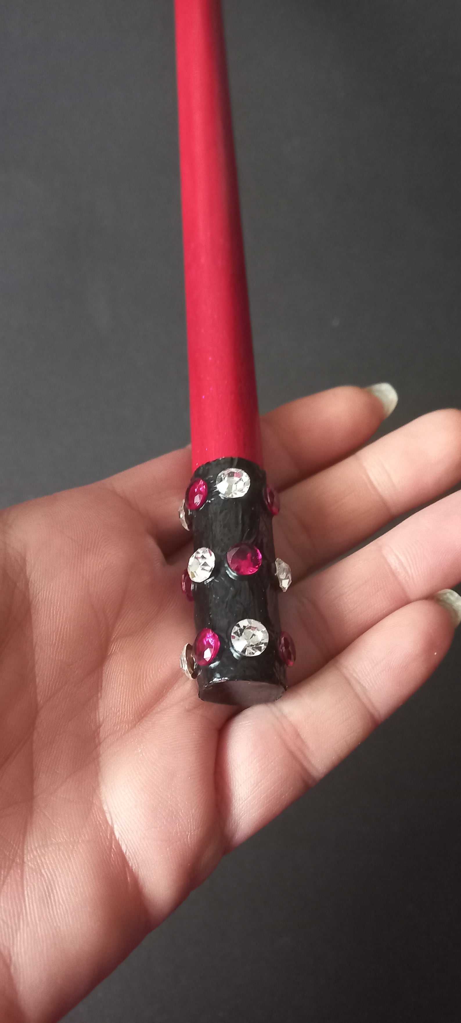 Alex Russo Wand With Real Gems and Fluorite Stone - Etsy