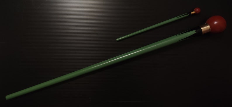 SET of Skender Wand and Walking Stick With Wand Compartment - Etsy