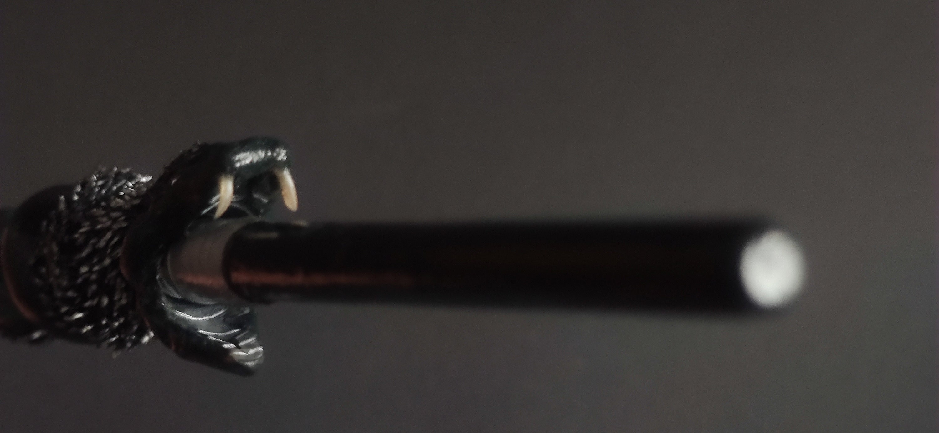 Serpentus Furor Basilisk Snake Slytherin Wooden Wand Harry Potter - Etsy