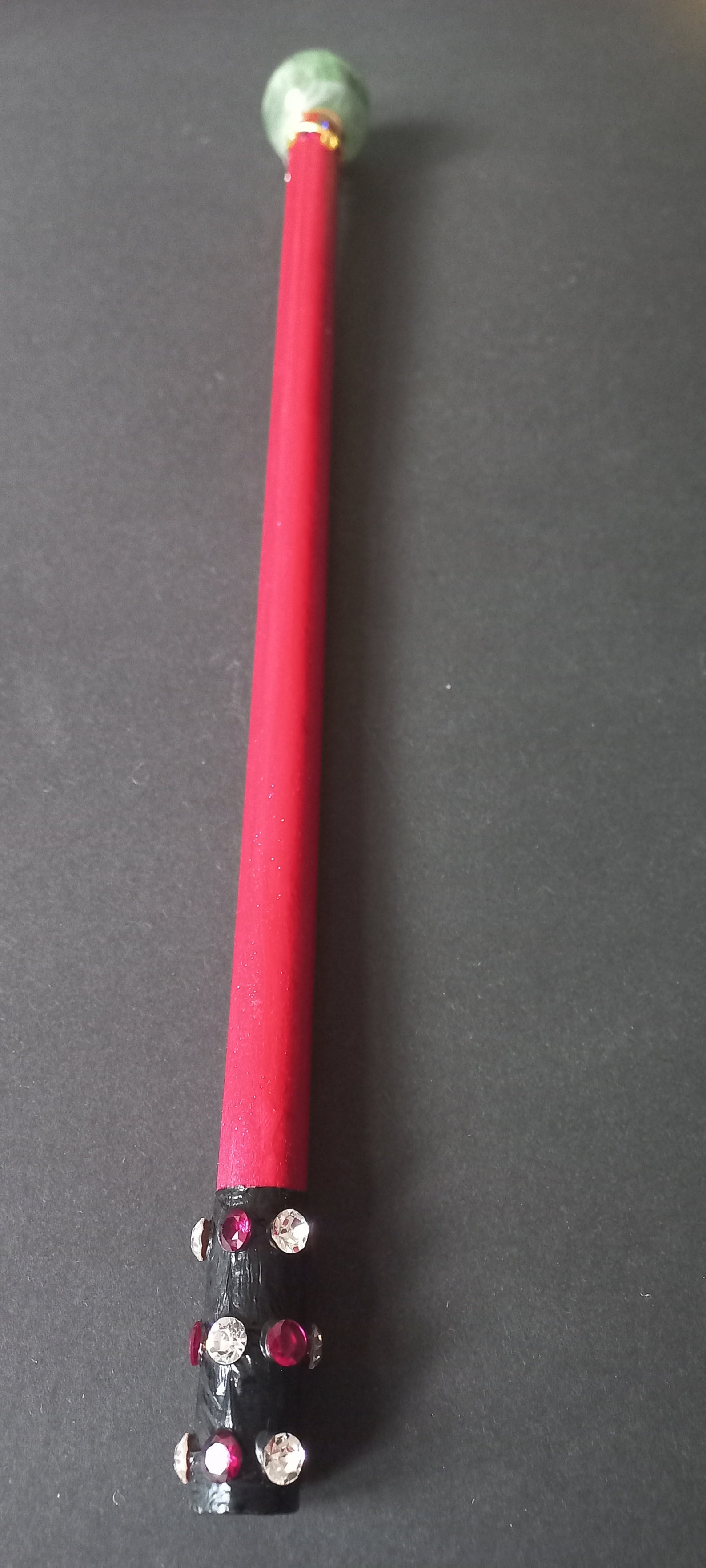 Alex Russo Wand With Real Gems and Fluorite Stone - Etsy