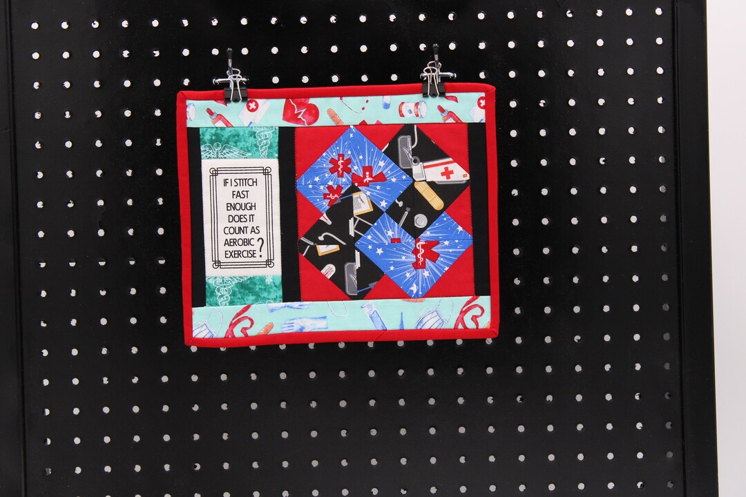 Mug Rug: Medical If I Stitch Fast Enough Does It Count as Aerobic ...