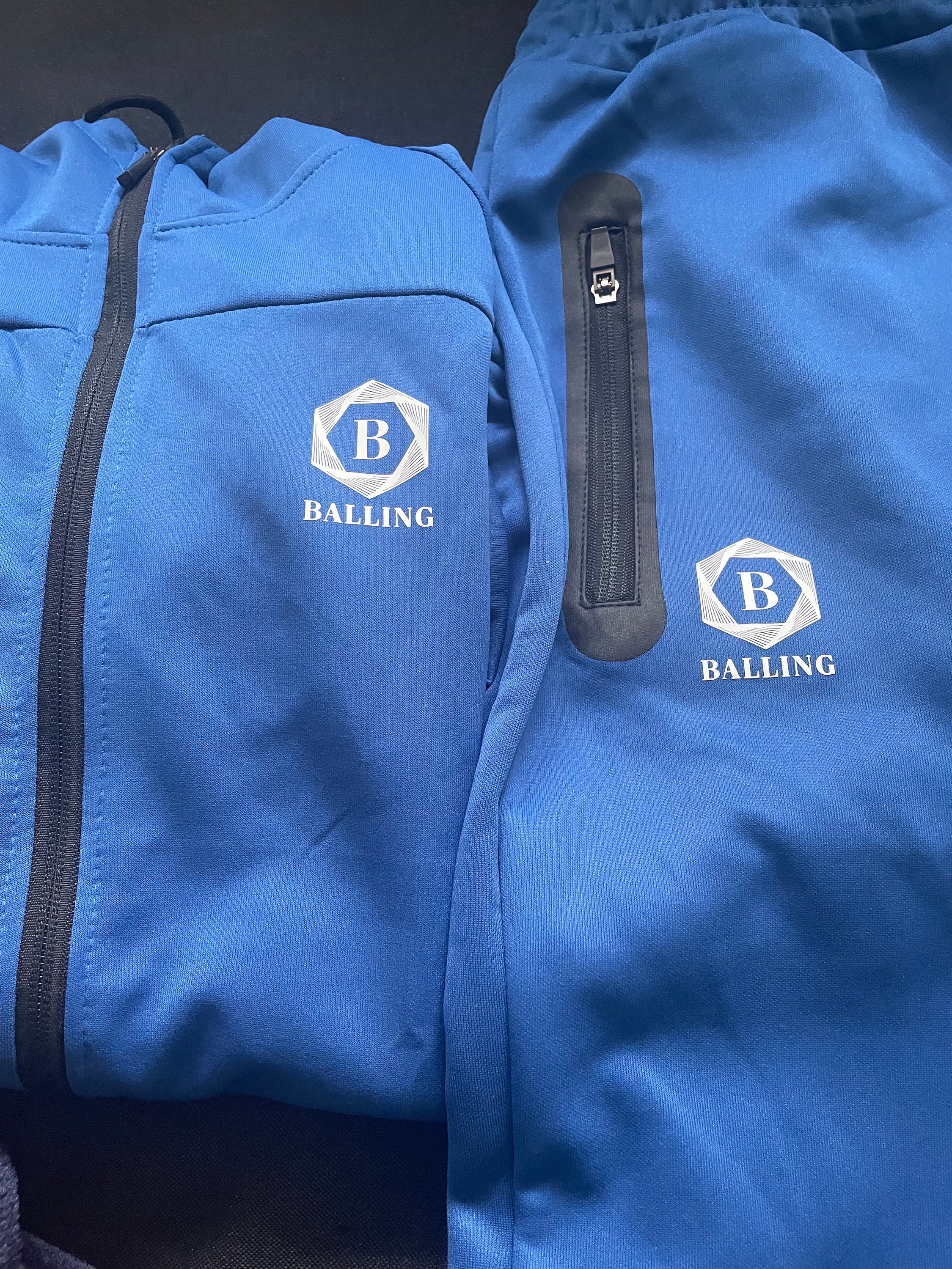 Balling Hexagon Blue Zip-up Hoodie Tracksuit Limited Edition - Etsy UK